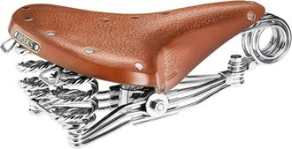 Brooks B33 Fahrrad Leder Sattel Heavy Duty, B33, Farbe honig