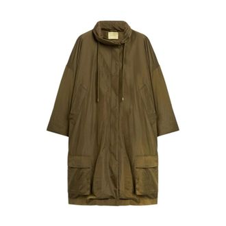 Momoni Momon&igrave; M&auml;ntel - - Coats - Damen - Gr&uuml;n - M