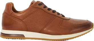 Dune London Trilogy Sneaker f&uuml;r Herren, Wildleder (Hellbraun)