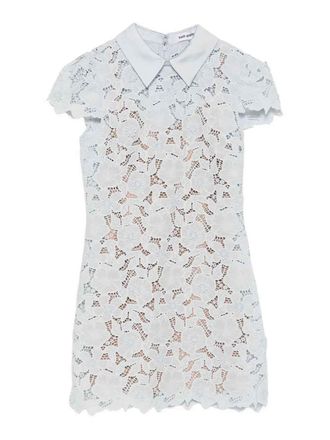 Self Portrait Robe Courte - Bleu