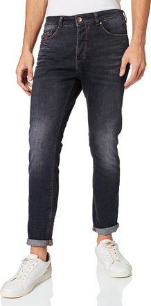 Timezone Herren Slim Dwyanetz Freizeithose, Graphite Black Wash, 32W 32L EU