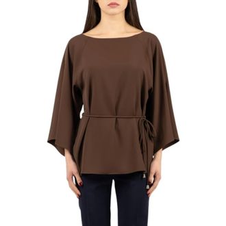 Hanita Damen, Blusen & Hemden, Braun, XSGr&ouml;&szlig;e