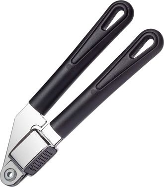 Westmark Knoblauchpresse mit herausnehmbarem Gittereinsatz, Verchromt, Stahl/Kunststoff, Gentle, Schwarz, 28362270, 19.7 x 6 x 2.7 cm