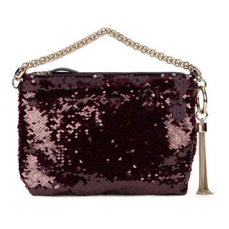 Jimmy Choo London Callie Satin Clutch - - Bags - Damen - Rot - ONE SIZE
