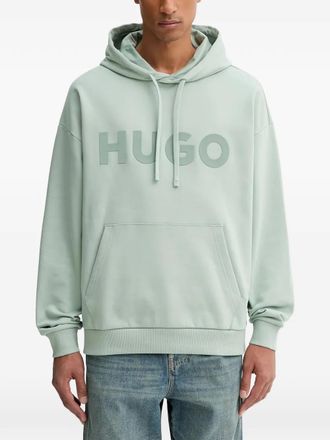 HUGO BOSS logo hooded sweatshirt - Vert