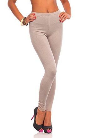 FUTURO FASHION Legging Long pour Femme - Taille Haute Hiver - Coton Doux - Grandes Tailles