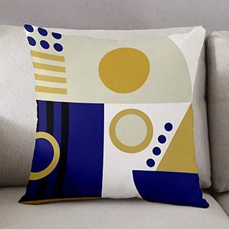 Bonamaison Le Jardin du Lin Zierkissenhüllen, Mehrfarbig, 45x45