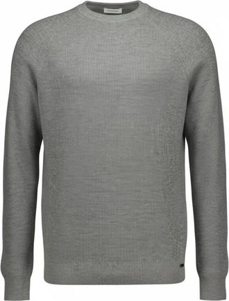 Gentiluomo Col Rond LS - Homme - Pulls - Gris - Taille: M