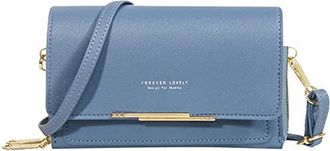 Generic Sac à bandoulière décontracté pour femme avec bandoulière réglable avec fenêtre pour téléphone portable, sac à main pour téléphone portable, sac à ban