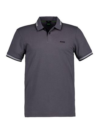 HUGO BOSS Herren Polo-Shirt grau Slim Fit