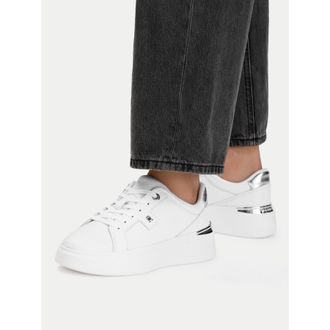 Tommy Hilfiger Sneakers Tommy Hilfiger Th Platform Chic Sneaker FW0FW09626 Wei&szlig;