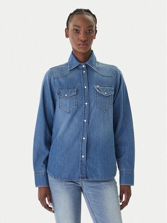Liu Jo Jeanshemd UA6339 D4851 Dunkelblau Regular Fit