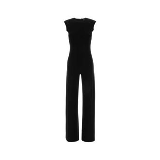 Norma Kamali Femme, Combinaisons et Ensembles, Noir, Taille: 42 FR Jumpsuits