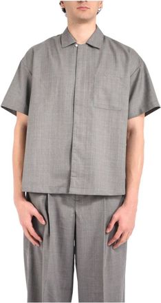 New Amsterdam Surf Association Homme, Chemises, Gris, Taille: XL Wijk Shirt Wool