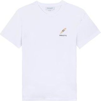 Maison Labiche T-shirt droit brod&eacute; en coton