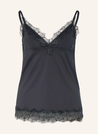 Rosemunde Top Bridget Mit Spitze schwarz