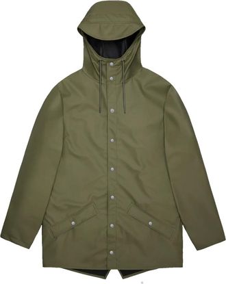 Rains Homme, Vestes, Vert, Taille: M Veste Classique Imperméable Unisexe
