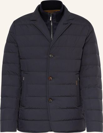 Moorer Moorer Daunenjacke Mit Herausnehmbarer Blende blau