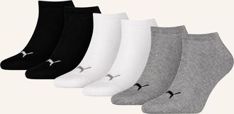 Puma Socken Sneaker Plain 6-Pack blau
