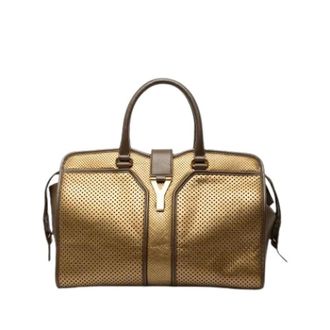 Saint Laurent Pre-owned Cabas Chyc - Femme - Pre-owned - Jaune - Taille: ONE Size