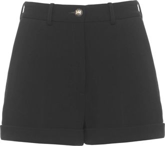 Elisabetta Franchi Femme, Shorts, Noir, Taille: 40 FR Shorts &agrave; boutons