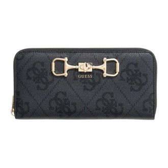 Guess Femme, Accessoires, Gris, Taille: ONE Size Janie Portefeuille Zipp&eacute;