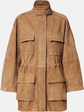 Brunello Cucinelli Veste en daim