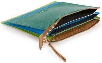Paul Smith Pochette portefeuille en cuir grain&eacute;