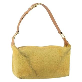 Celine Sac bandouli&egrave;re en daim Pre-owned - Femme - Pre-owned - Jaune - Taille: ONE Size