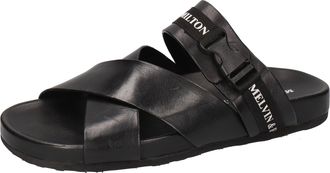 Melvin & Hamilton Pantoletten Herren Robert 35 Schwarz 41