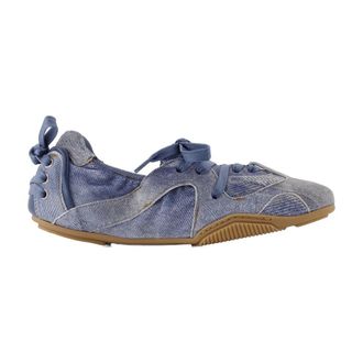 Acne Studios Schn&uuml;rschuhe aus Leder - - Shoes - Damen - Blau - 35 EU