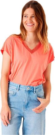 Garcia Garcia Damen Short Sleeve T-Shirt, Emberglow, S