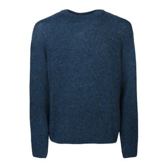Lardini Rundhals-Pullover - - Knitwear - Herren - Blau - S