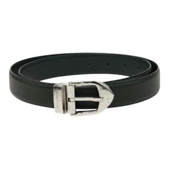 Louis Vuitton Ceinture Pre-owned en cuir Ta&iuml;ga - Femme - Pre-owned - Noir - Taille: ONE Size