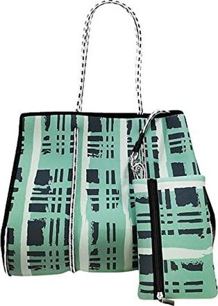 Generic Sac fourre-tout léger de grande capacité pour femme, sac de plage, travail, voyage, piscine, sac à bandoulière transparent, s, Taille unique