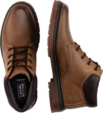 Camel Active Herren Longs Peak Boots aus Leder Braun, menswear-46