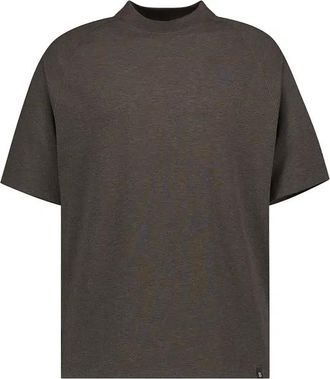 Boggi Milano Herren T-Shirt gr&uuml;n Stretch-Jersey meliert