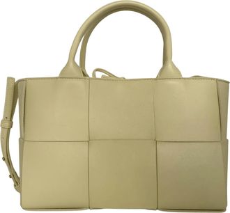 Bottega Veneta Crossbody Bags - Bottega Veneta Mini Arco Tote Bag Ice Cream - Gr. unisize - in Gelb - für Damen