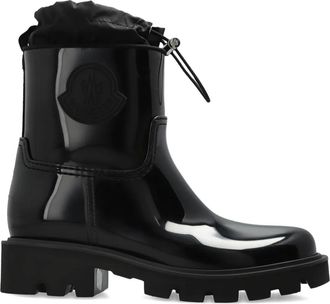 Moncler bottes de pluie Kickstream &agrave; patch logo - Noir