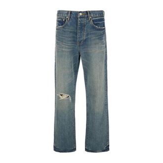 Purple Homme, Jeans, Bleu, Taille: W36 Vintage Bleu Ripped Détail Jeans