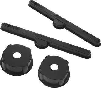 SOLUSTRE 2s&auml;tze Tischbecherhalter Hitzebest&auml;ndig Klappbar F&uuml;r Schreibtisch Ersatzbecherhalter Aus Kunststoff Reise-schreibtischaufsatz Becherhalter F&uuml;r Laptopt