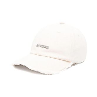 Jacquemus La Casquette Artichaut Cap - - Accessories - Damen - Wei&szlig; - 60 CM