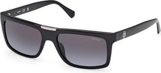 Guess GU00274 01B Shiny Black 56/17/140 - Gafas de sol para hombre