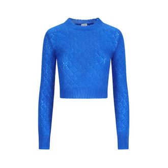 Jil Sander CN LS Pullover - - Knitwear - Damen - Blau - 2XL