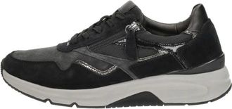 Gabor Femme, Chaussures, Noir, Taille: 38 1/2 EU Rollingsoft Chaussures &agrave; lacets Laag