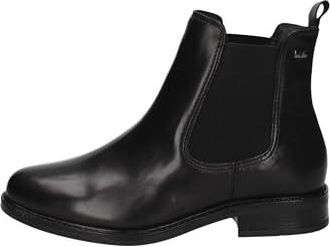 Valleverde Bottines Femme 17102 Cuir Noir ou Marron Chaussures Casual, Noir, 37 EU
