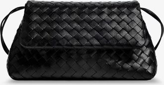 Bottega Veneta Leather shoulder bag with Intrecciato pattern - BOTTEGA VENETA - gender_Woman