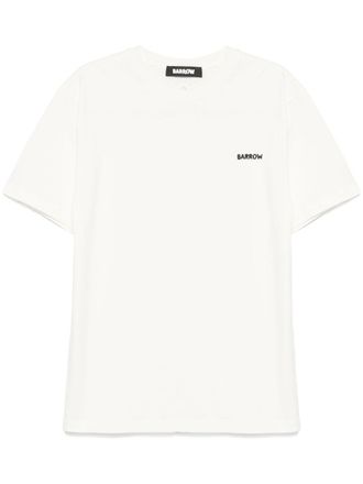 Barrow t-shirt à logo imprimé - Blanc