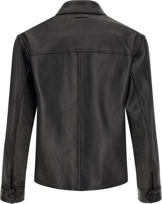 Marni Suede and Calfskin Color-Block Jacket - Brown