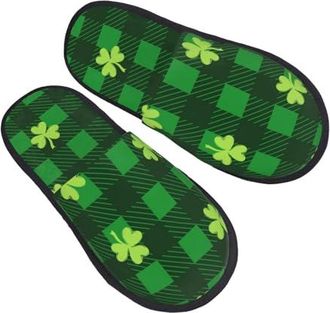 Generic Pantoufles Unisexes Happy Saint-Patrick Chaussons Antidérapantes Confort Pantoufles Pour Invités, Pour Hommes, Femmes, Intérieur Extérieur, M